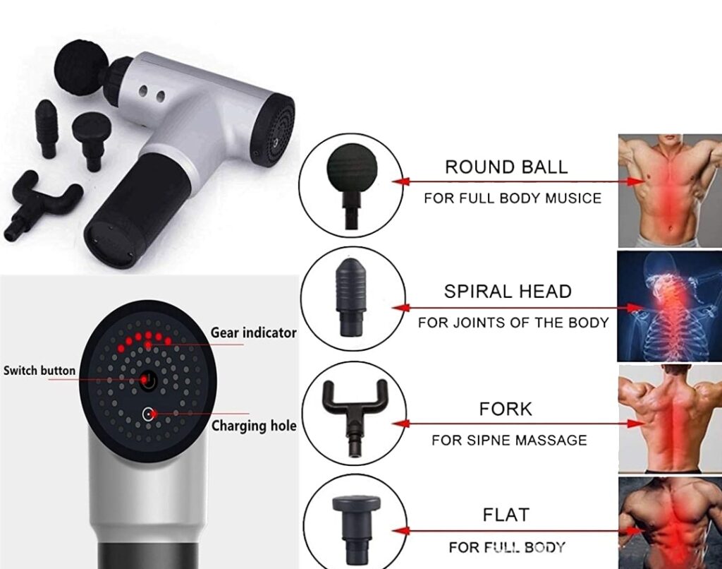 Fascial Gun Massager – Rechargeable – Asia Fitness