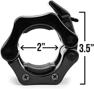 Olympic 2″ Inch Barbell Clamps 1 pair – Asia Fitness